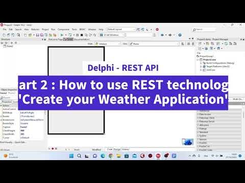 Delphi - Rest API : Part 2 How to use REST tehnology to create your weather application - YouTube