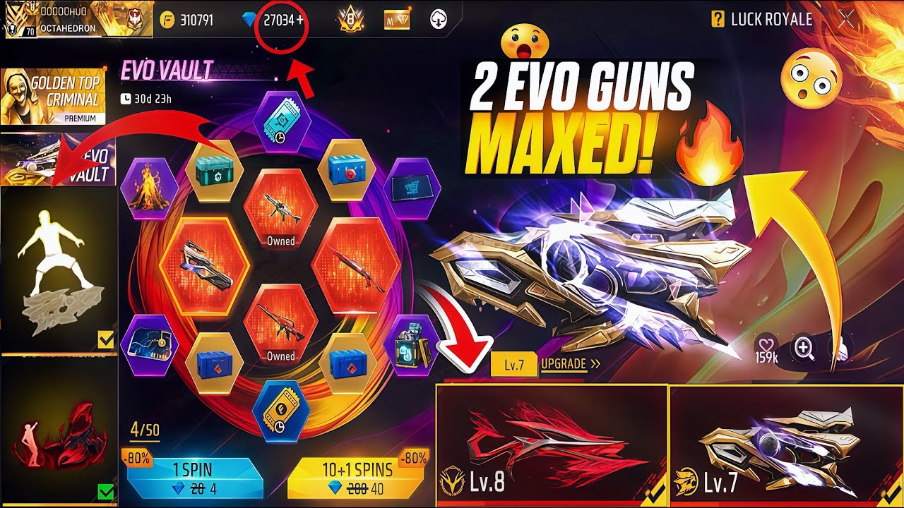 “MAXED 2 EVO GUNS in ONE DAY! 🔥 NEW EVO P90 + RED M10 FULL LEVEL | FREE ...