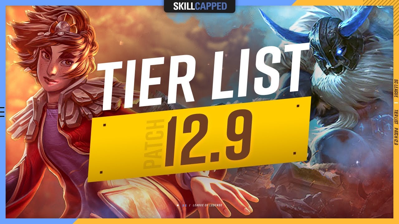 NEW 12 9 TIER LIST MASSIVE CHANGES League Of Legends YouTube new-12-9-tier-list-massive-changes-league-of-legends-youtube