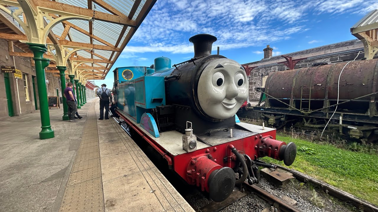 Day out with Thomas on the Caledonian railway journey from Brechin to ...
