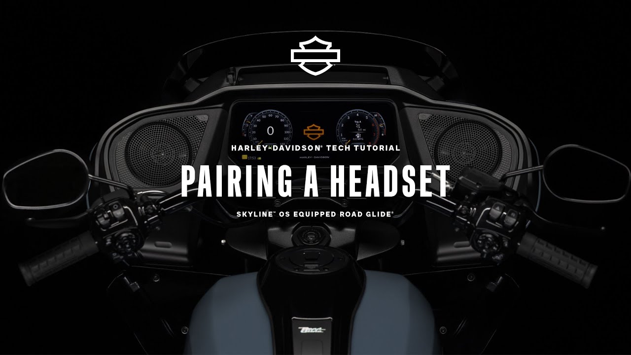 How to Pair Headsets with Skyline OS | 2024 Harley-Davidson Road Glide ...