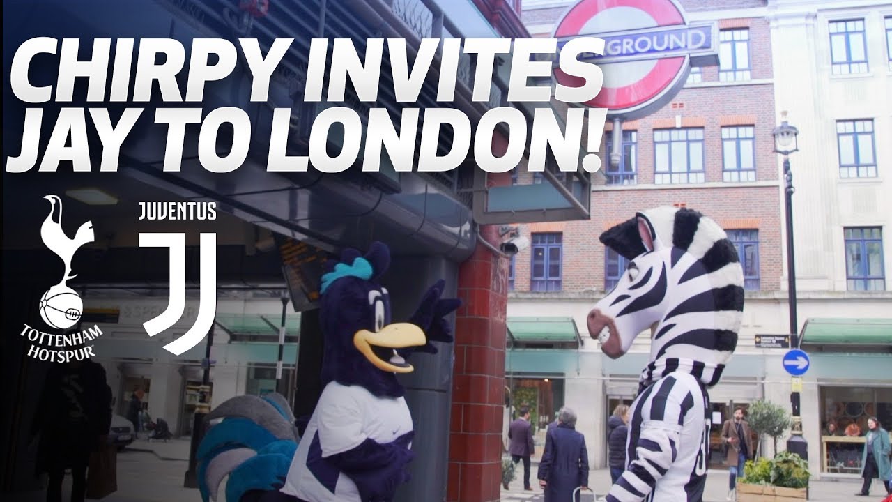 SPURS V JUVENTUS | CHIRPY INVITES JAY TO LONDON! - YouTube