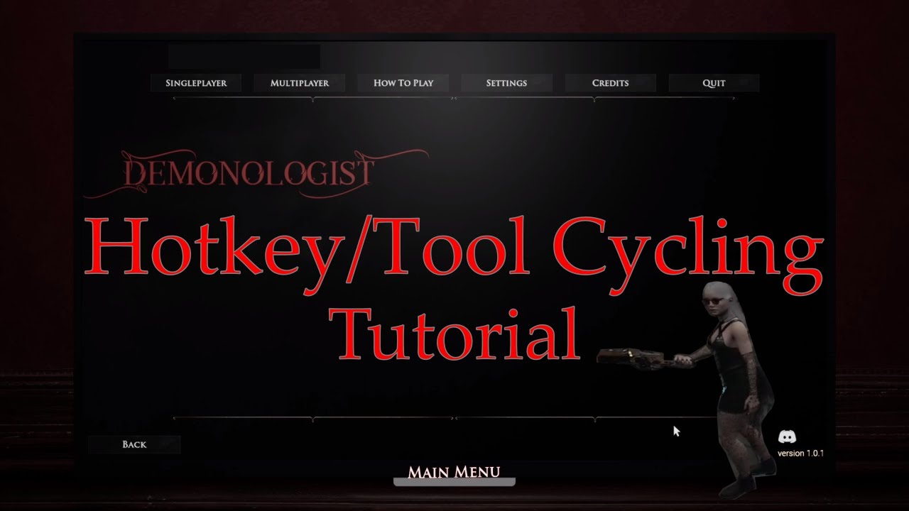 Hotkey/Tools Cycling Tutorial |Demonologist| #scarygaming #demonologist ...