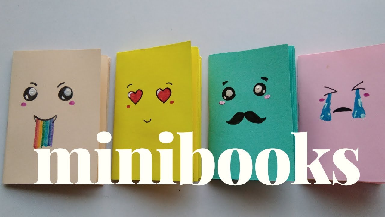 DIY !ONE SHEET PAPER MINI BOOK 📙 - YouTube