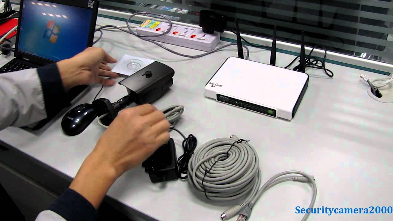 Plug and Play Intelligent Waterproof IP Camera Smart phone view frm ...