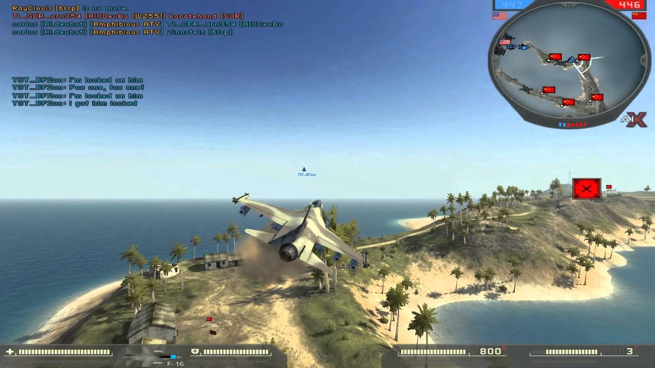 BF2 AIX 2.0 F-16 - YouTube