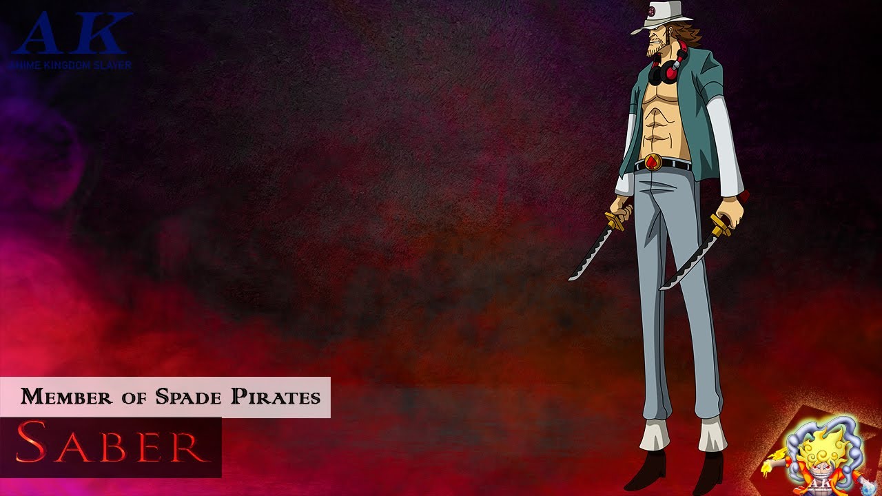 Saber | Member of Spade Pirates | One Piece - YouTube