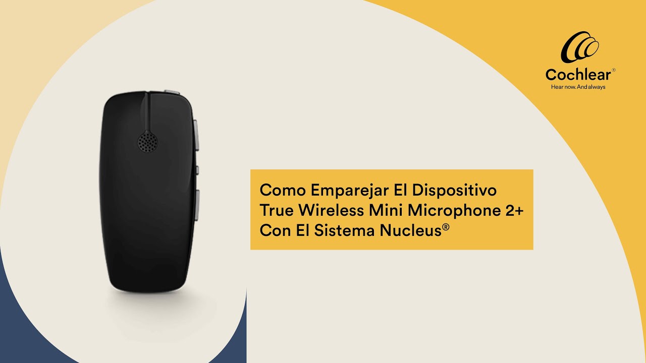 Emparejar El Dispositivo Wireless Mini Microphone Con El Sistema ...