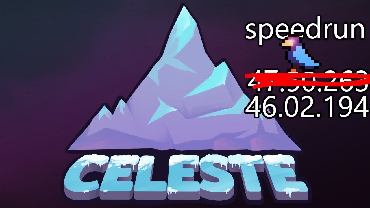 Celeste Any% Speedrun - 46:02.194 - YouTube