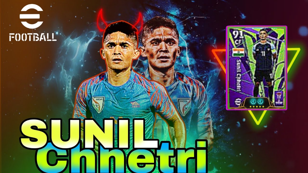 SUNIL CHHETRI FEATURED CARD CRAZY GOALS 🔥🤯 GOAT OF INDIAN FOOTBALL 🐐# ...