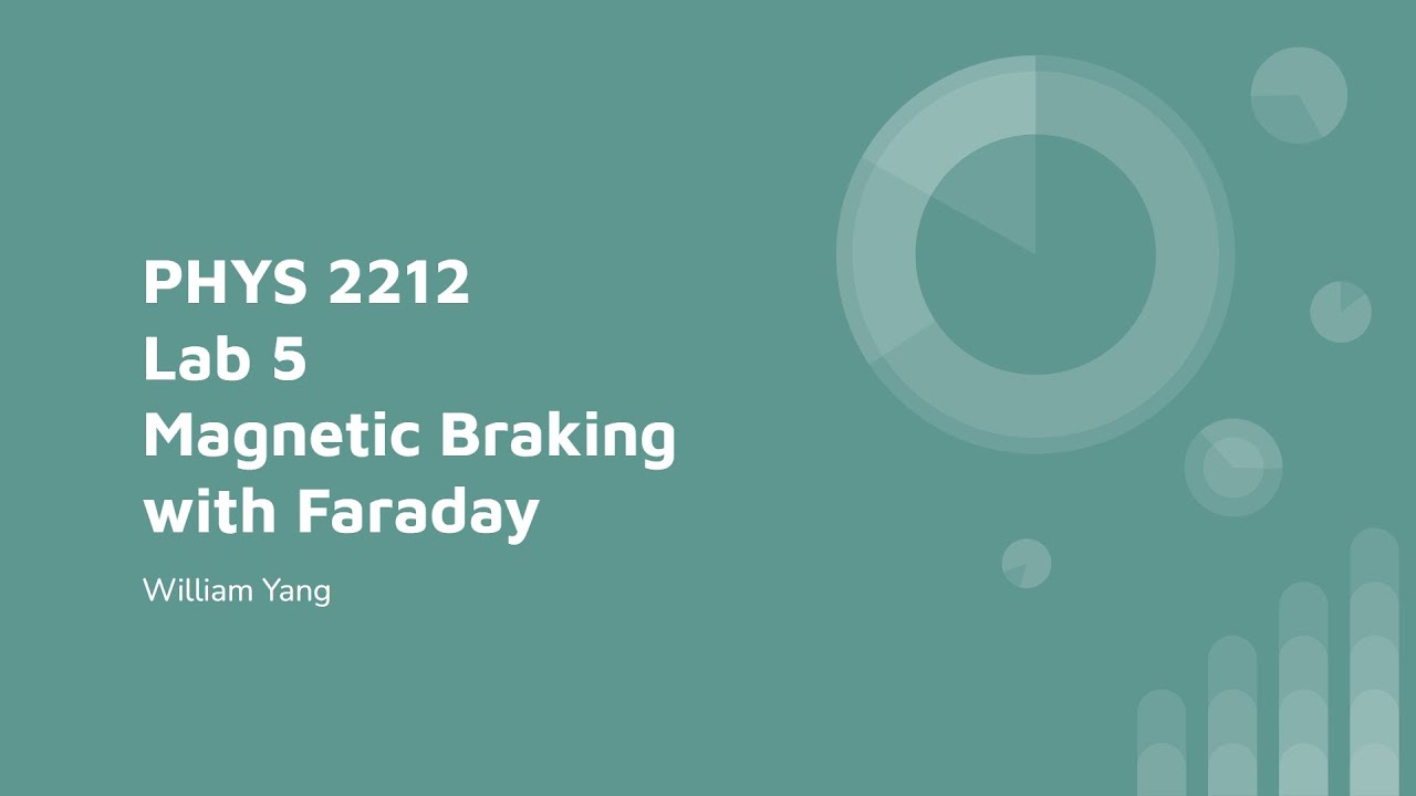PHYS 2212 Lab 5 - Magnetic Braking With Faraday - YouTube