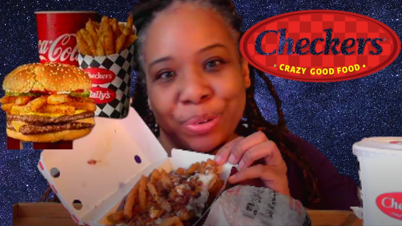 Checkers NEW Fry🍟 Lovers Baconcheese Burger🍔Fully Loaded Fries # ...
