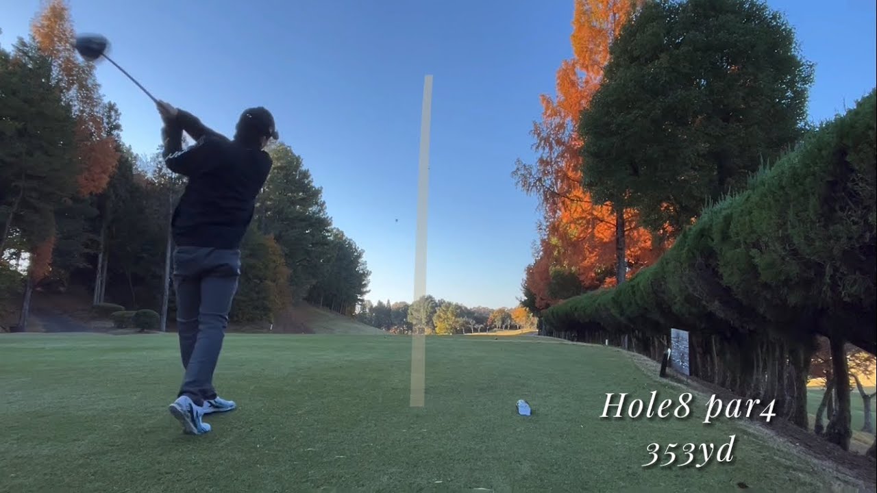 9 Holes of Relaxing Golf in autumn morning - YouTube