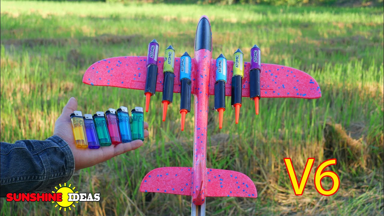 6 ROCKET VS AIRPLANE V6 POWER - YouTube