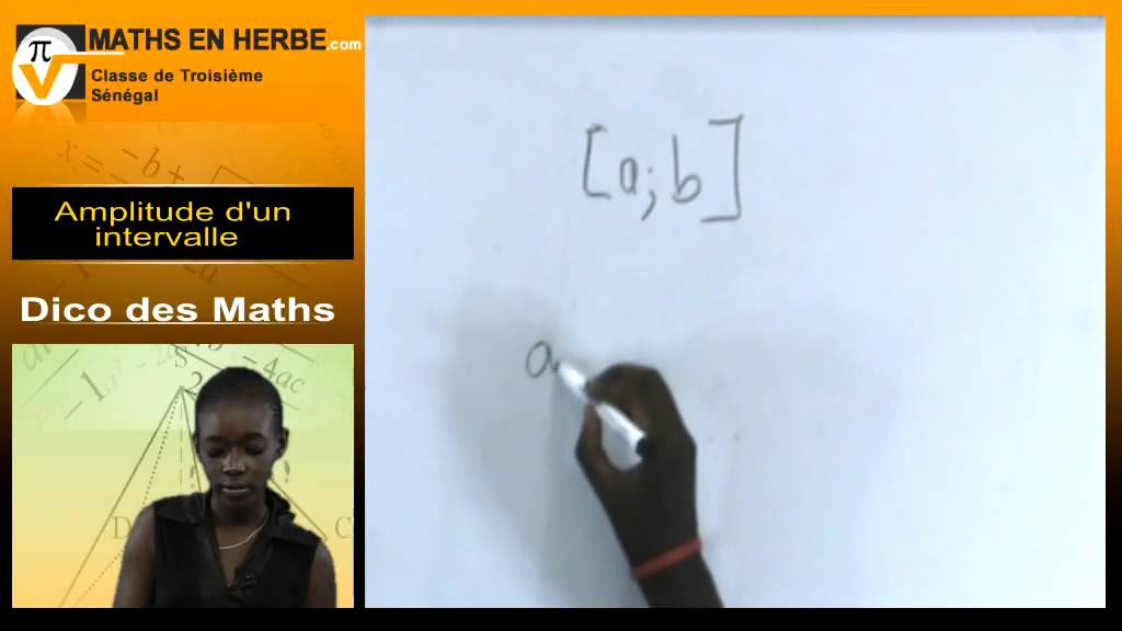 Dico des Maths - 25 - Amplitude d'un intervalle - YouTube