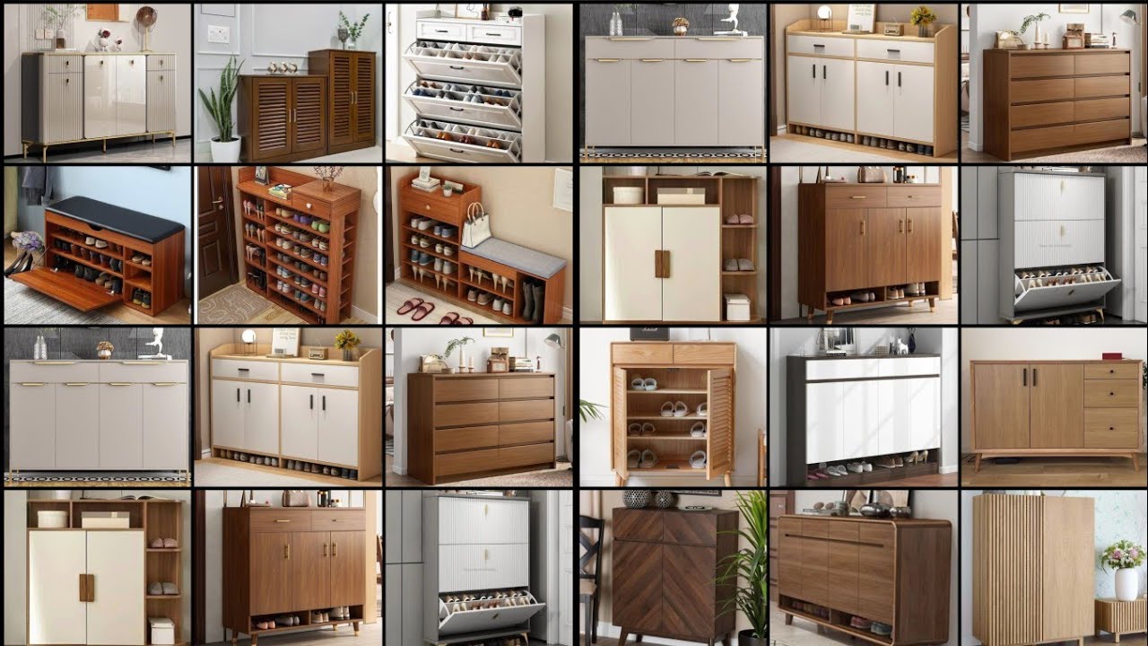 Modern Shoe Rack Design ideas || Latest Wooden Shoe Rack ideas - YouTube