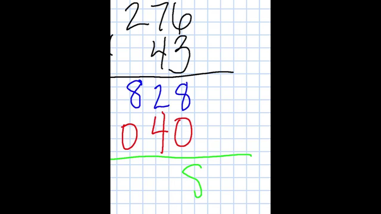 MD 11 - Multiplying Decimals Standard Algorithm - YouTube