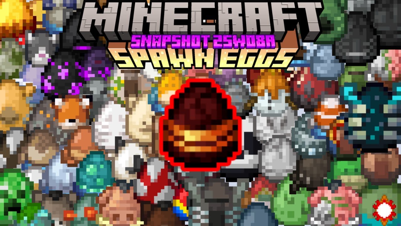 Minecraft Snapshot 25w08a for 1.21.5 -Spawn Eggs Revamp and Dog ...