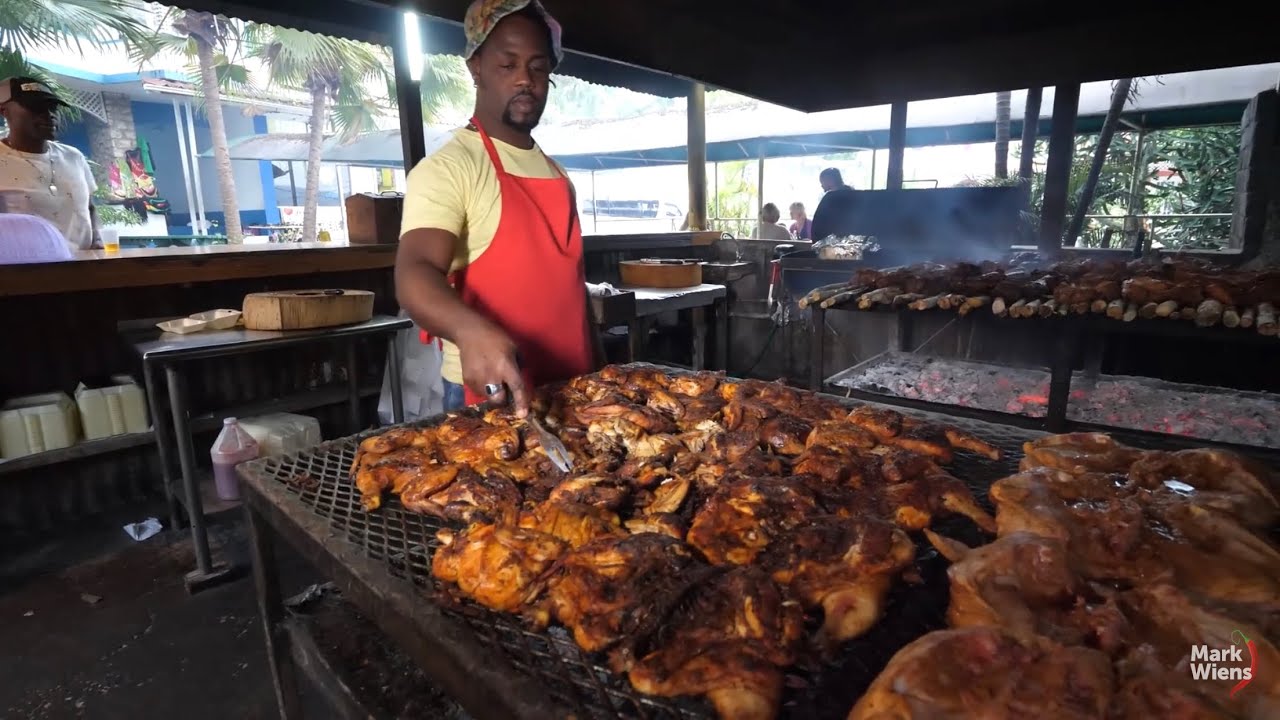 Jerk Pork & Chicken At Mobay’s Finest Jerk Spot “The Pork Pit” with ...