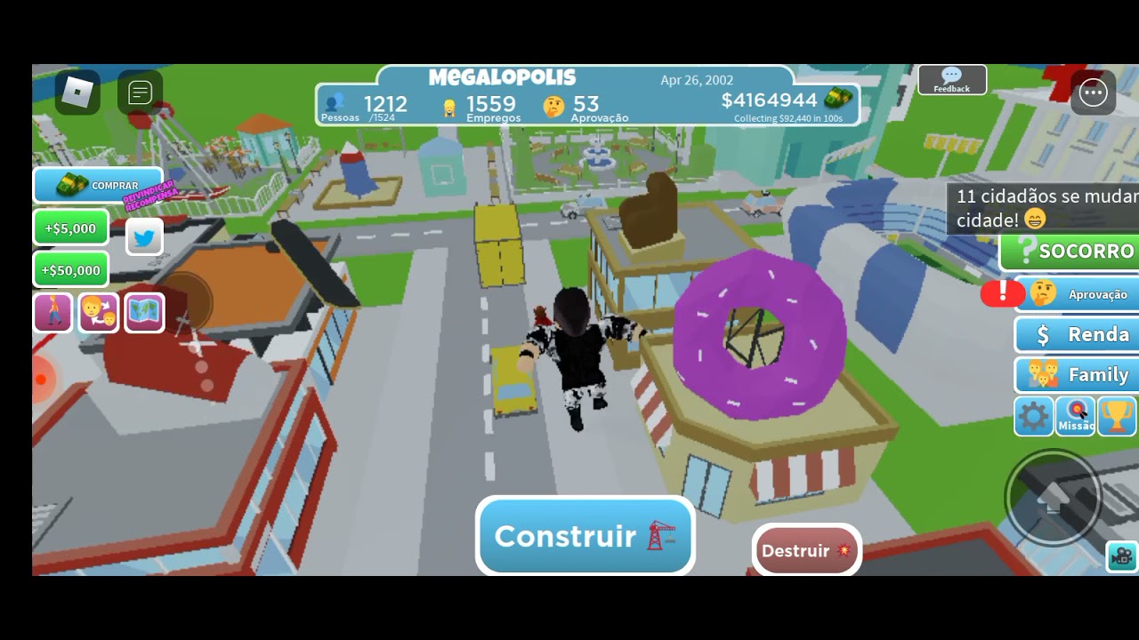construa sua cidade no roblox...(tiny town tycoon) - YouTube