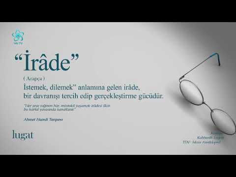 İrade ne demek? | Lugat