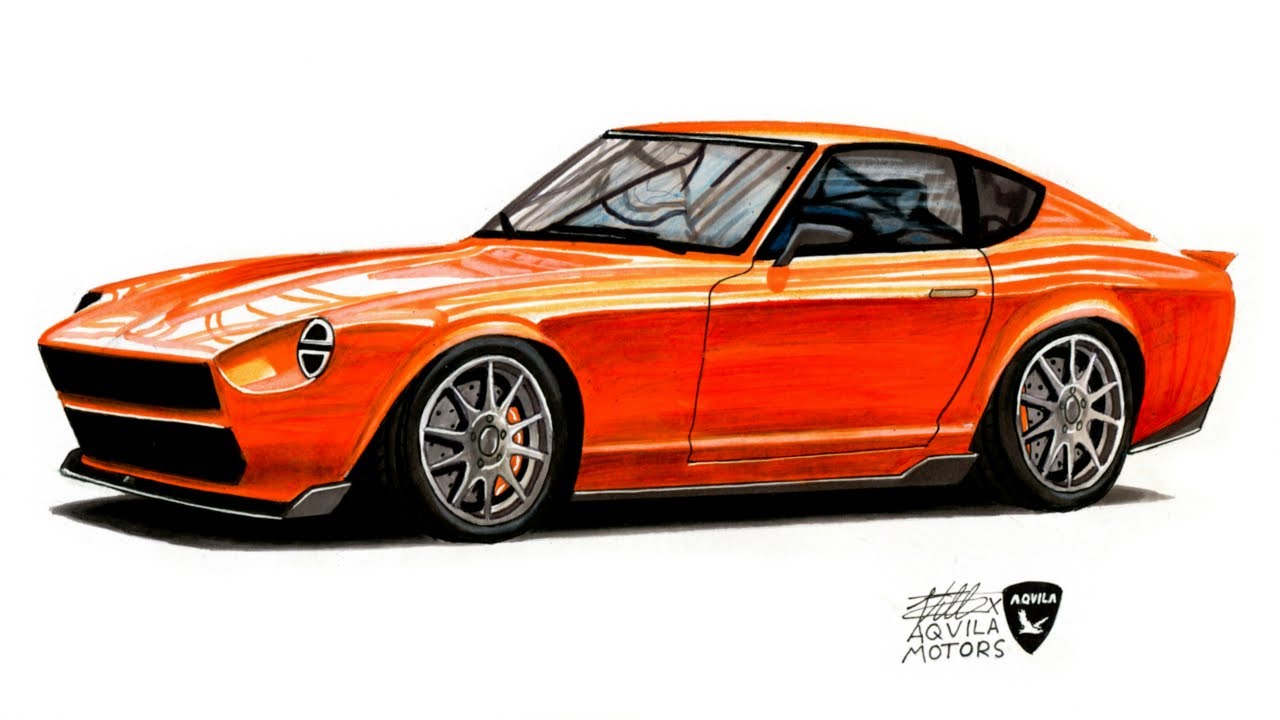 Designing a Car For Aqvila Motors - Realistic Concept Car Drawing ...