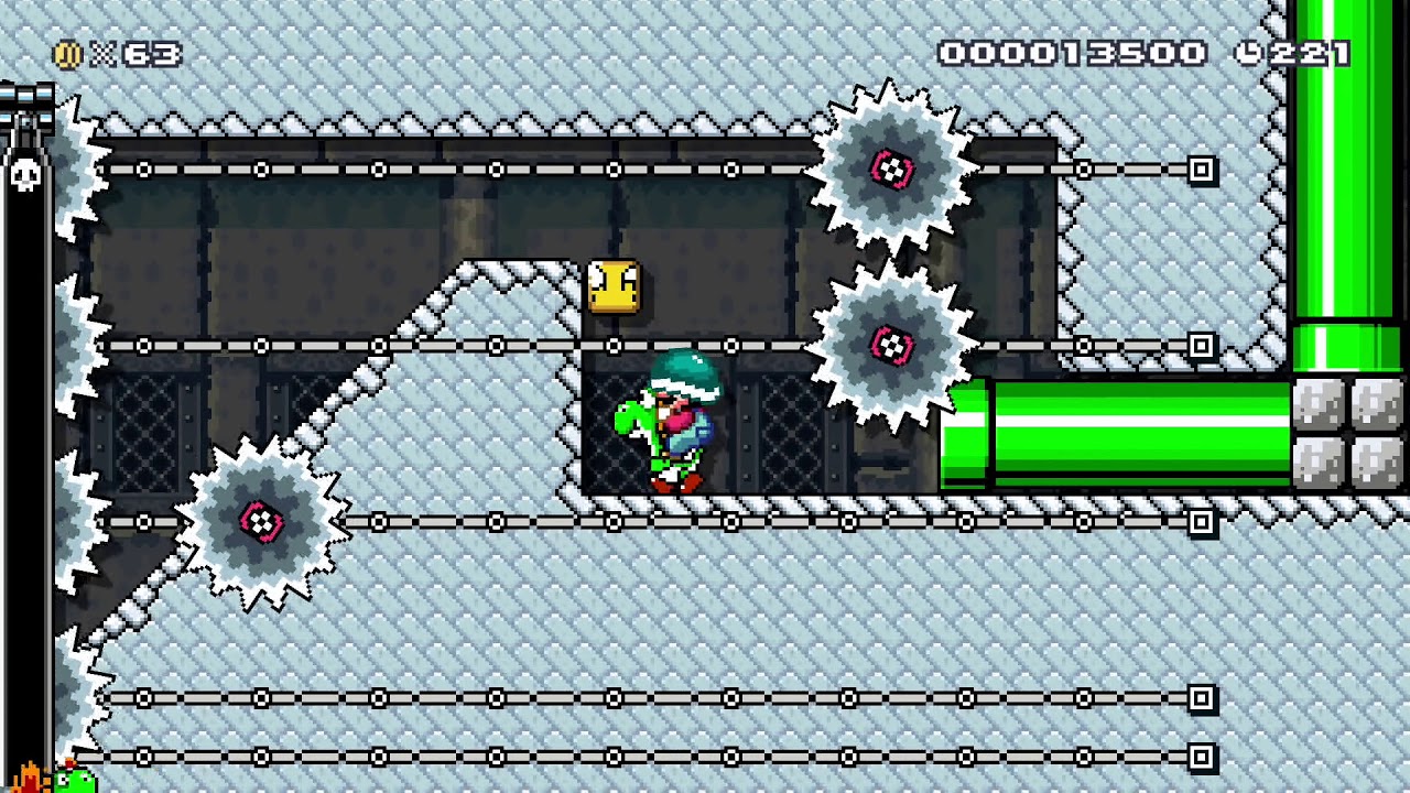 新生ガリガリガリガリ -Grinders- by ヒャア - Super Mario Maker 2 - No Commentary 1ca ...