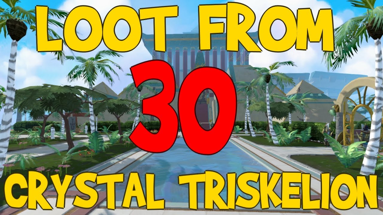Runescape 3 - Loot From 30 Crystal Triskelion Keys! [ Surprisingly Good ...