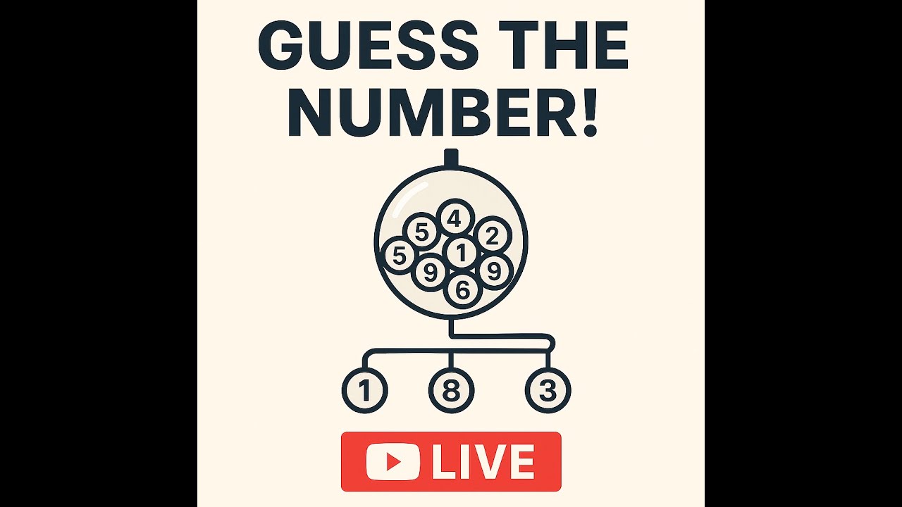 LIVE Number Guessing Game Can You Pick the Right Digits? - YouTube