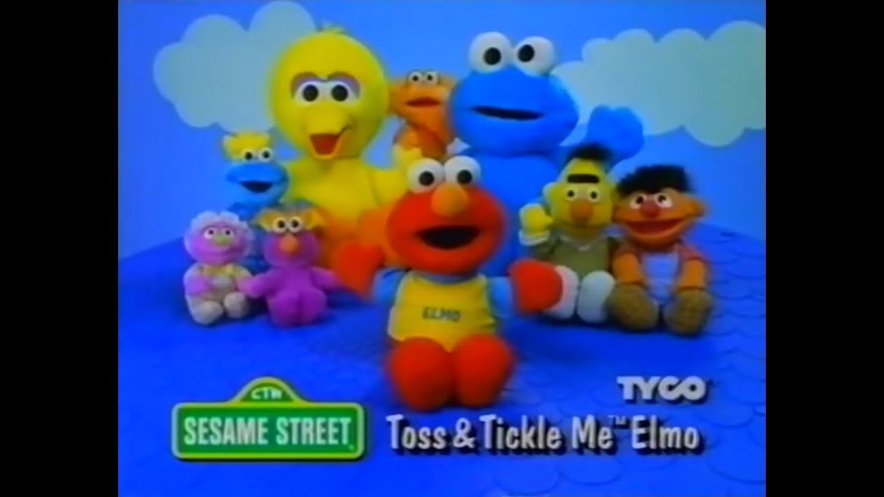 Toss & Tickle Me Elmo from Tyco (1997) - YouTube