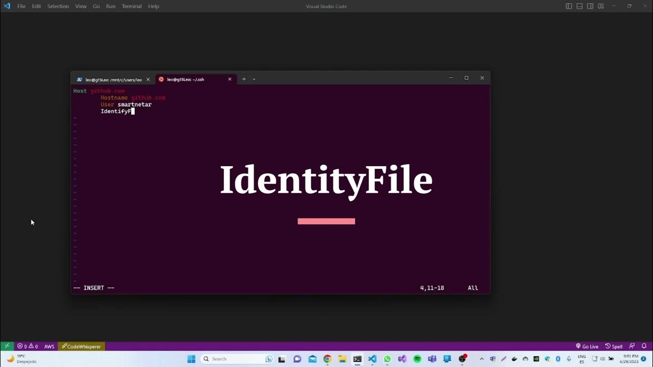 Aprende a configurar SSH en Windows con WSL o Ubuntu para conectarte a GitHub y Azure Visual ...