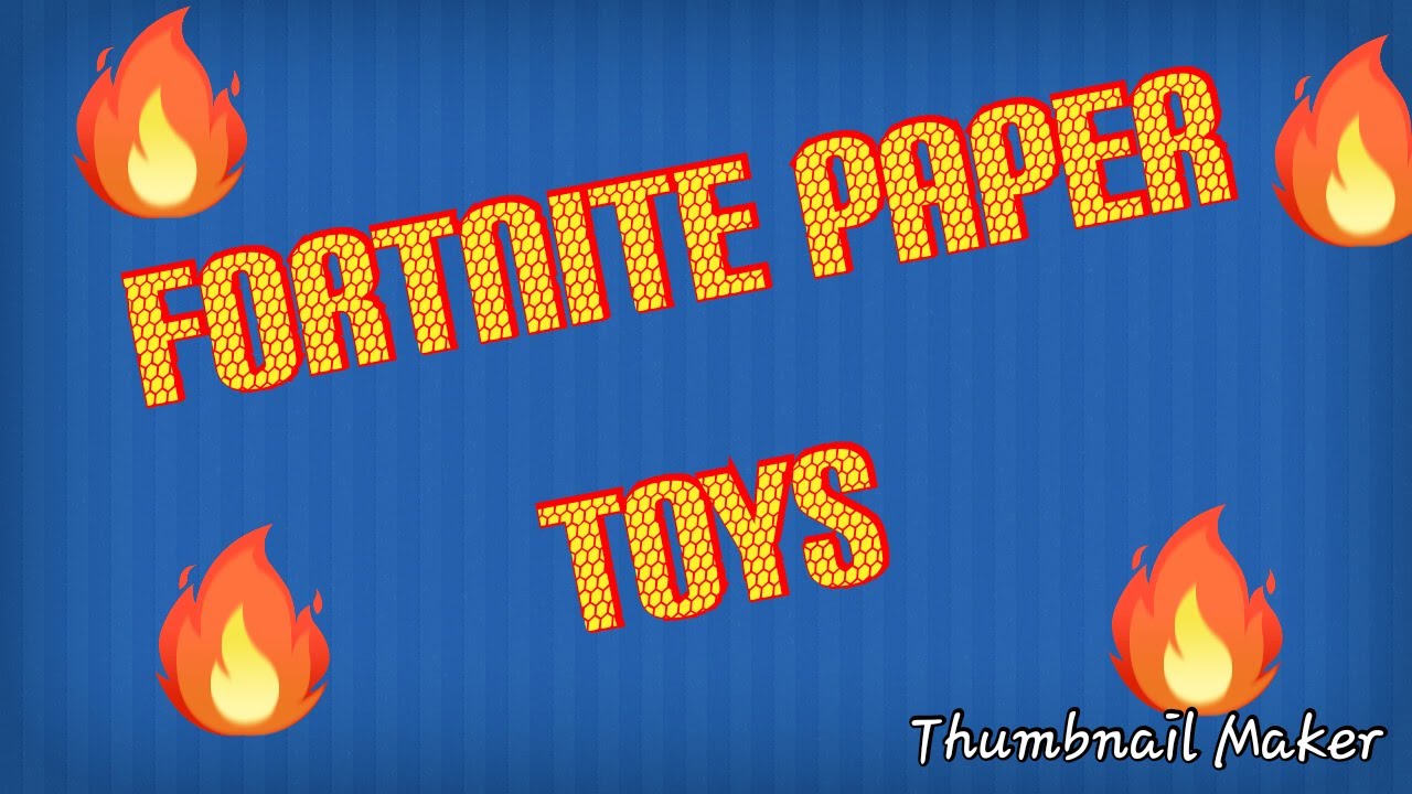 Fortnite Battle Royale "Paper - Cut Outs" - YouTube