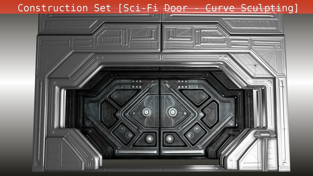 Modular Sci Fi-Set Wip 196 Blender 2 75a Curve Sculpting - YouTube