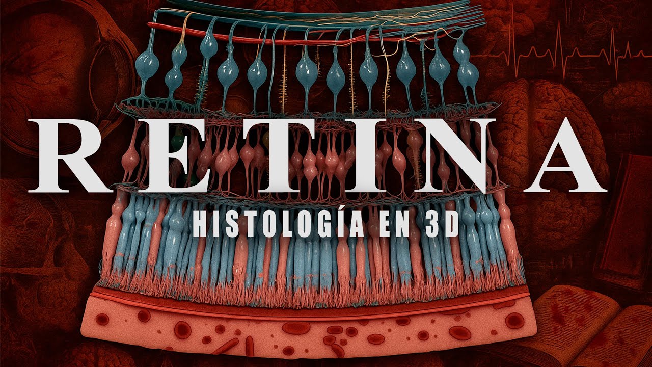 Las 10 CAPAS de la RETINA - HISTOLOGÍA en 3D de la Túnica Nervioso del ...