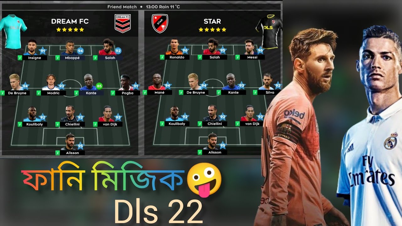 dls22 live messi vs c7 Ronaldo VS Neymar jr sports game 2022 video #cl ...