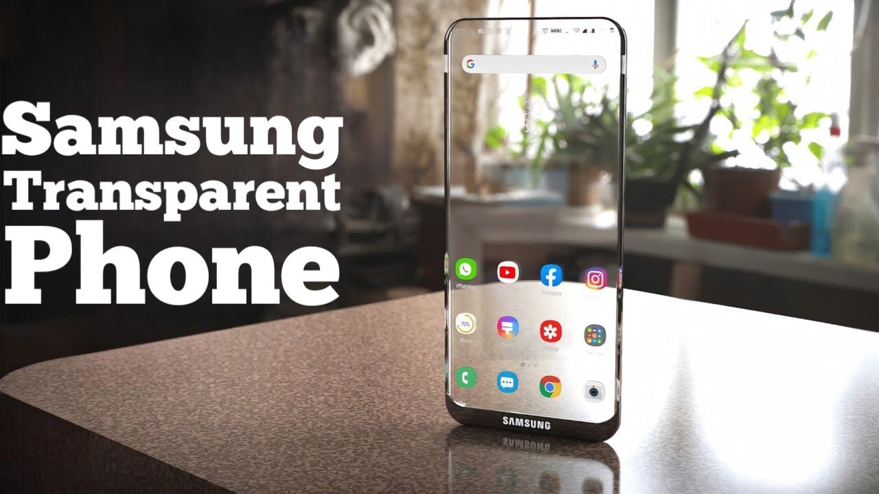 Samsung Transparent Phone - YouTube