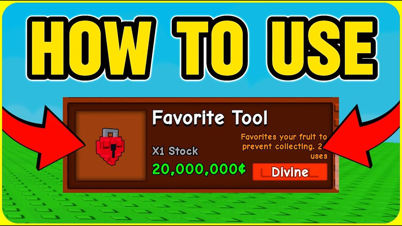 How to Use the Favorite Tool in Grow a Garden 🌱 (Quick Guide) - YouTube