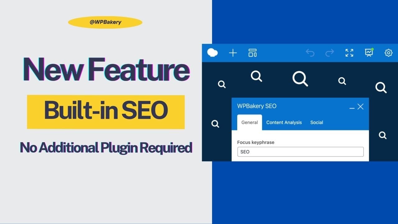 No SEO Plugin Required with WPBakery Page Builder | WP Bakery Built-in SEO Toolkit | WPBakery ...