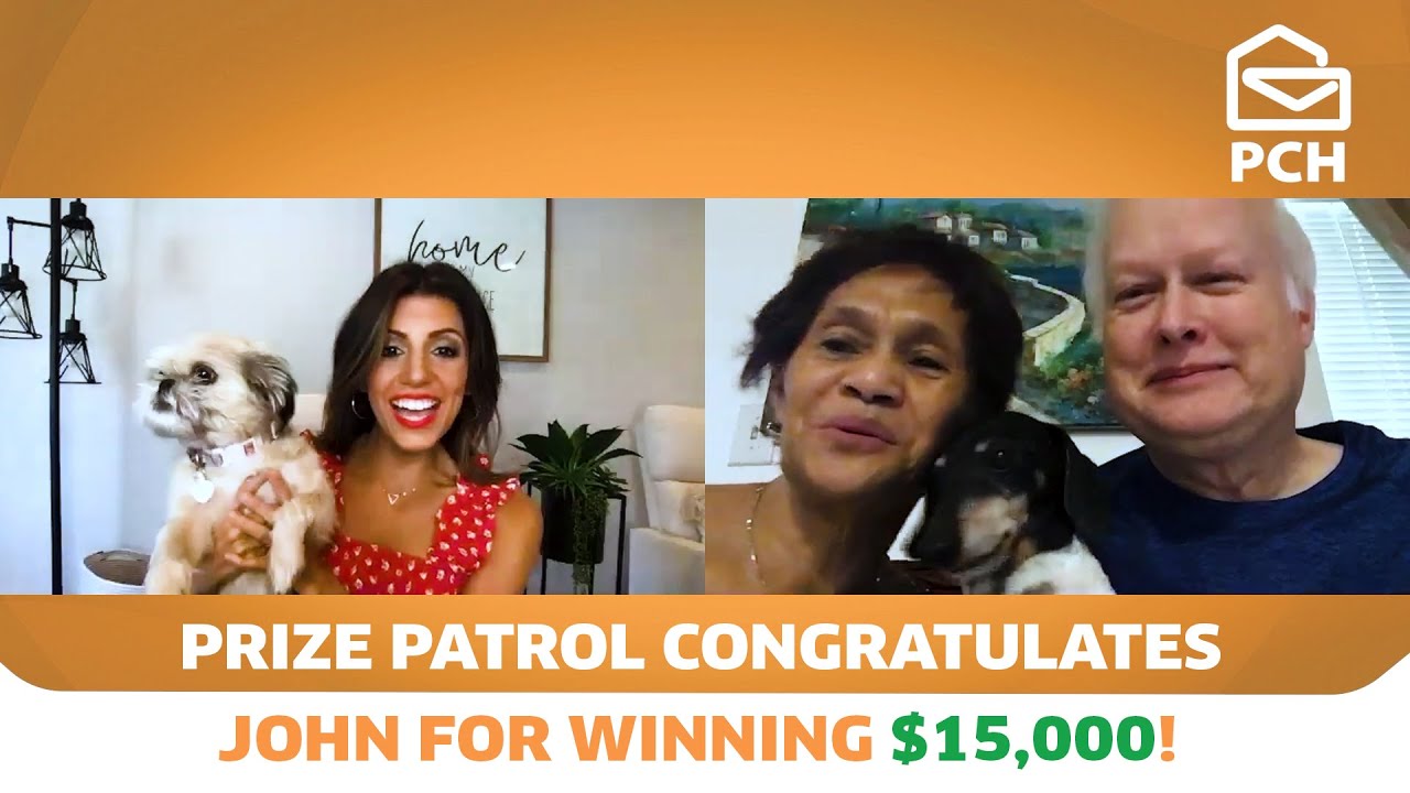 PCH Sweepstakes Winner: John Brotherman Wins $15,000.00! - YouTube