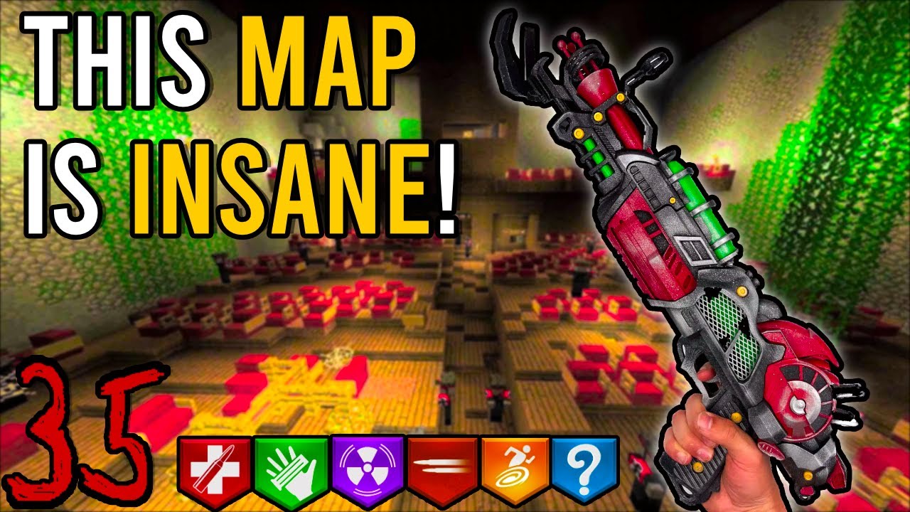 The BEST Minecraft Zombie Map I Have Ever Played! [BO3 Zombies] - YouTube