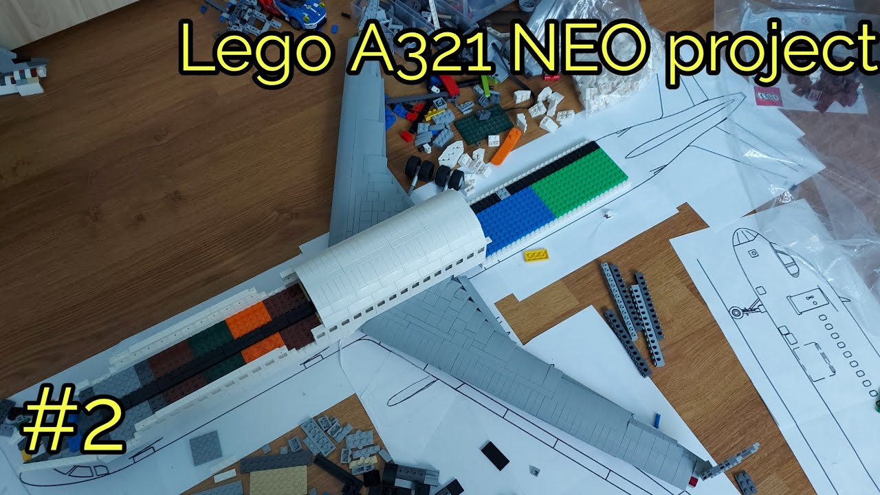 Lego A321 NEO project #2 The fuselage begins ! - YouTube