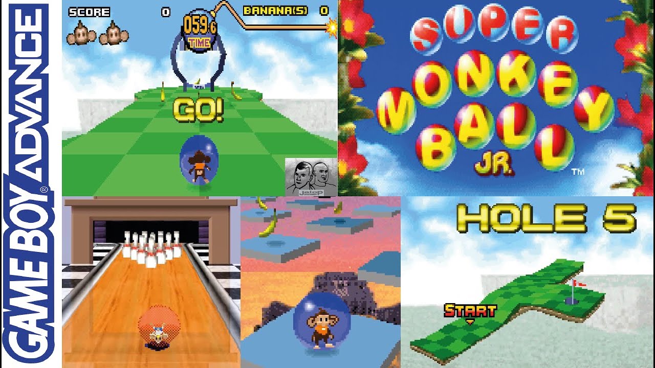 Super Monkey Ball Jr. GBA - C&M Plays - YouTube