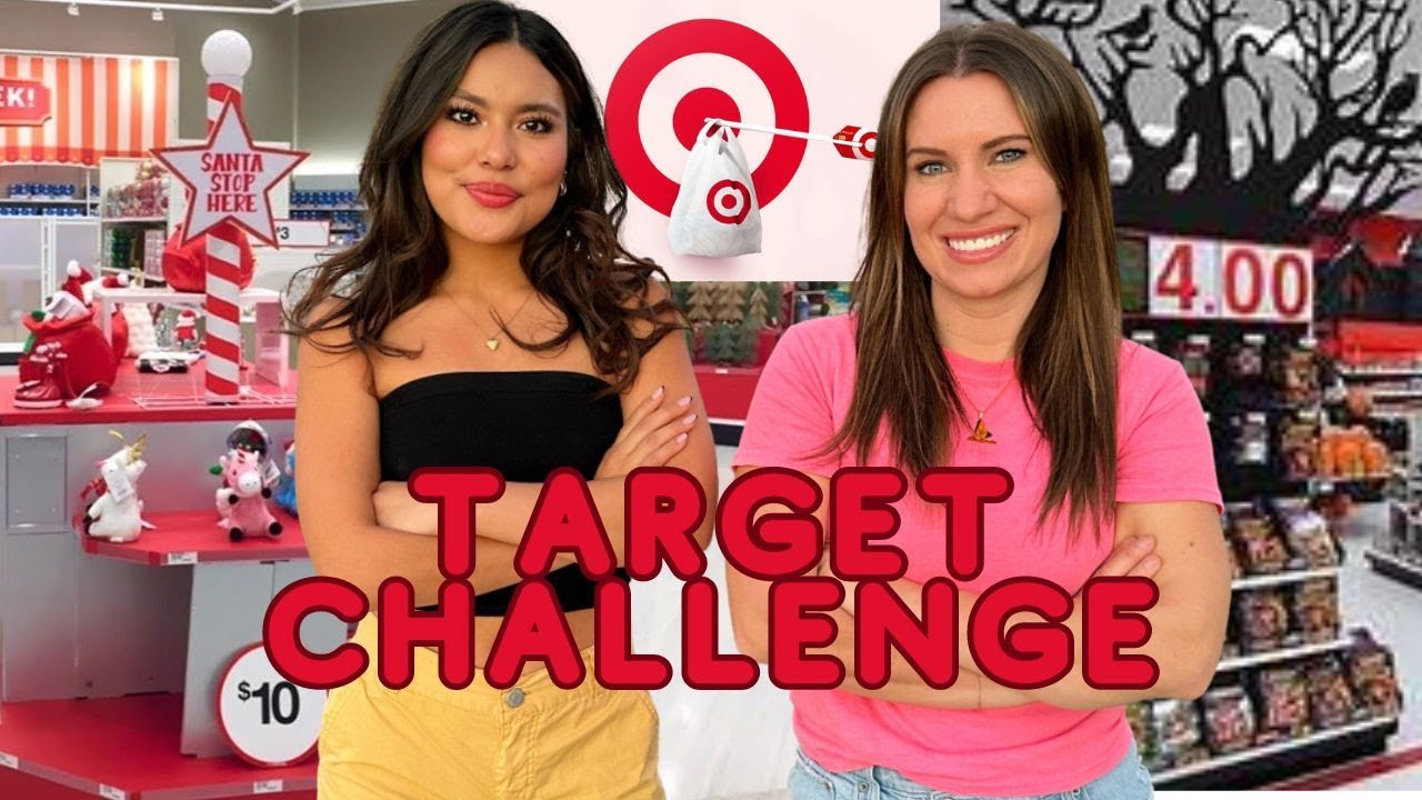 HALLOWEEN 🎃👻 VS CHRISTMAS 🎅🏻🎄 TARGET SHOPPING CHALLENGE! - YouTube