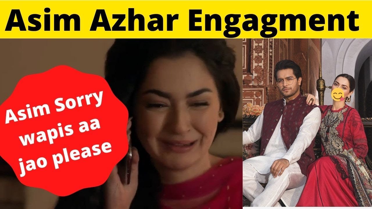 Asim Azhar and Meerab Ali Engagment Pictures | Hania Amir Reaction on ...