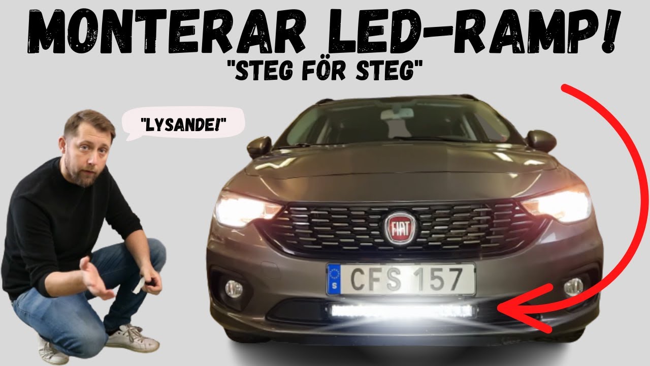 Hur man monterar en led-ramp. Steg för steg! Varde ljus!🍿🥤 - YouTube