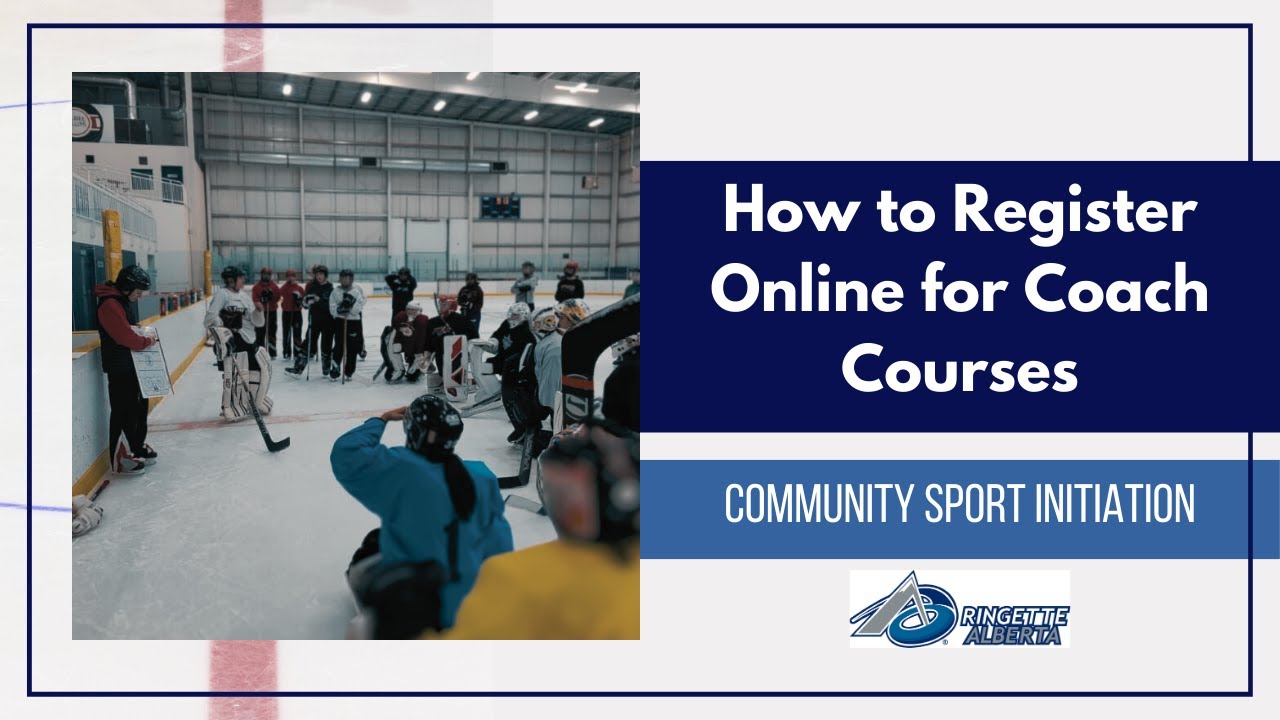 How To Register for Community Sport Initiation on Coach.ca - YouTube