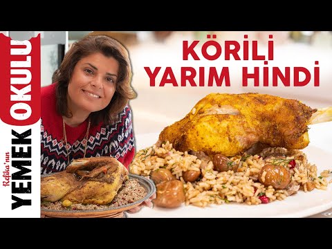 Körili Hindi ve Kestaneli Yılbaşı Pilavı 🦃 Çekirdek Ailelere Yarım Hindi Tarifi