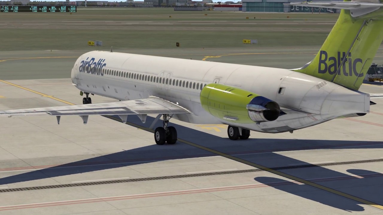 AirBaltic MD 80 Livery X-Plane 11 - YouTube