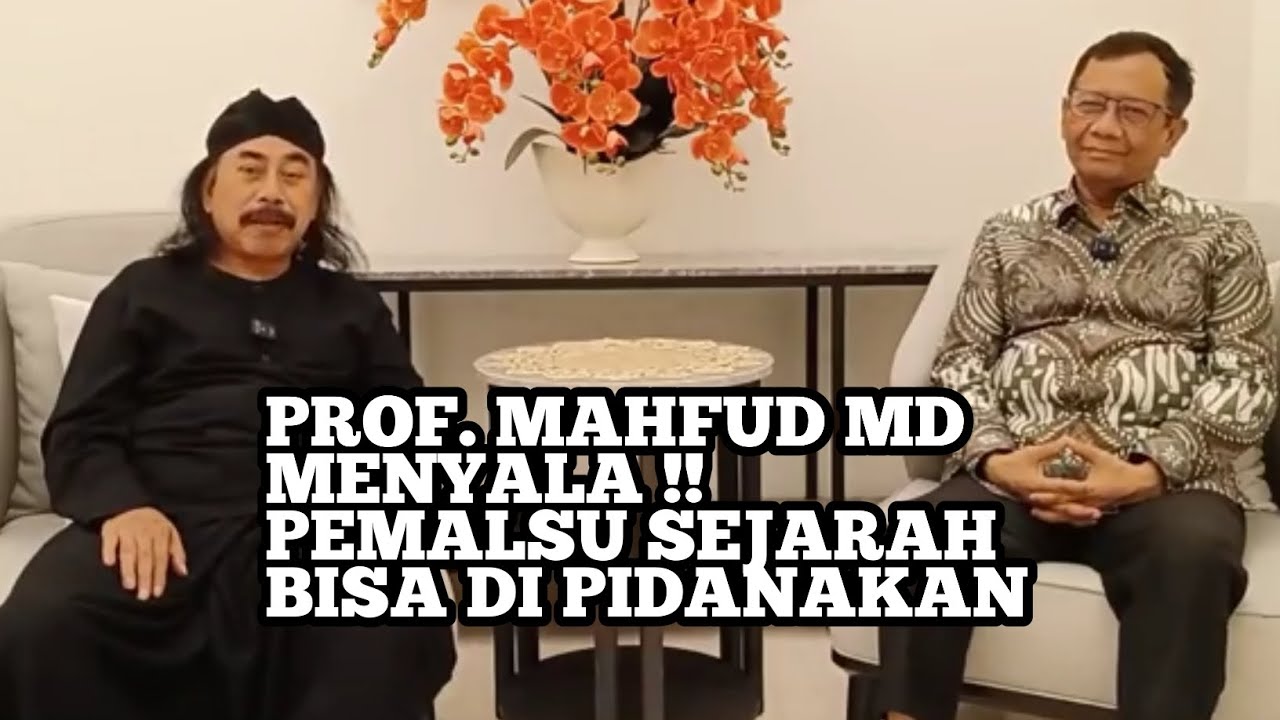 Prof. Mahfud MD Menyala !! Jangan Menghina Bangsa Saya...!! - YouTube