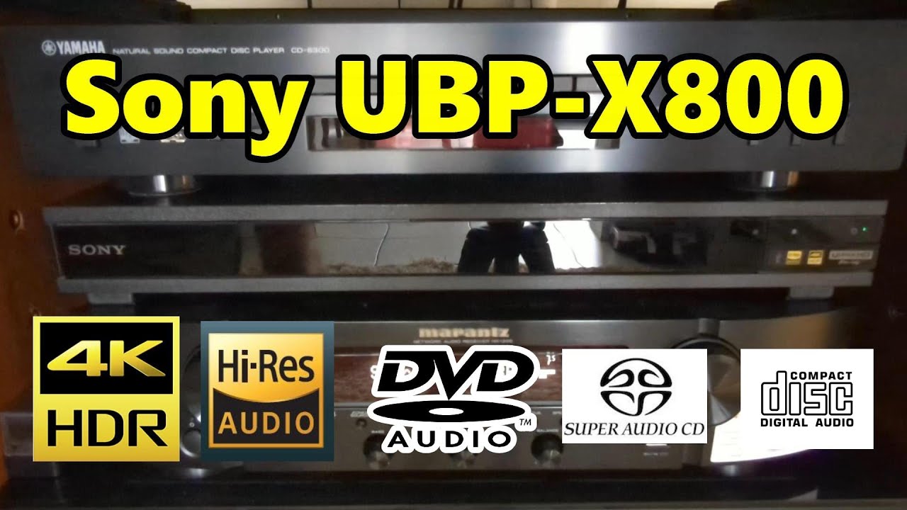 Sony UBP X800 Review & Sound Test - YouTube
